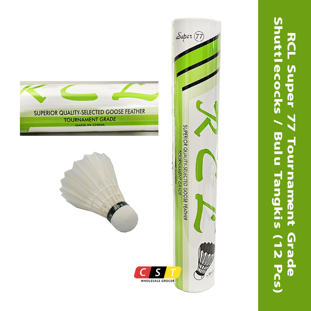 RCL Super 77 Tournament Grade Shuttlecocks (12 PCS) | Shopee Malaysia