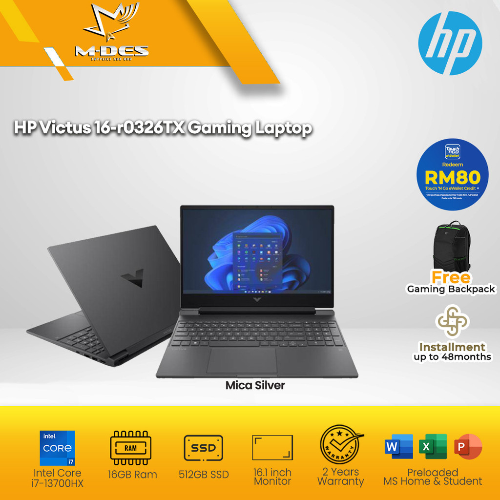 HP Victus 16-r0326TX Gaming Laptop 16.1" FHD / Intel® Core i7-13700HX ...
