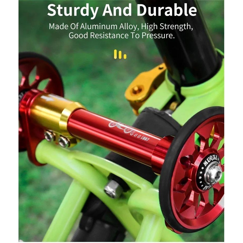 MUQZI Easy Wheel Extension Bike Easy Wheel Telescopic Bar For Brompton ...