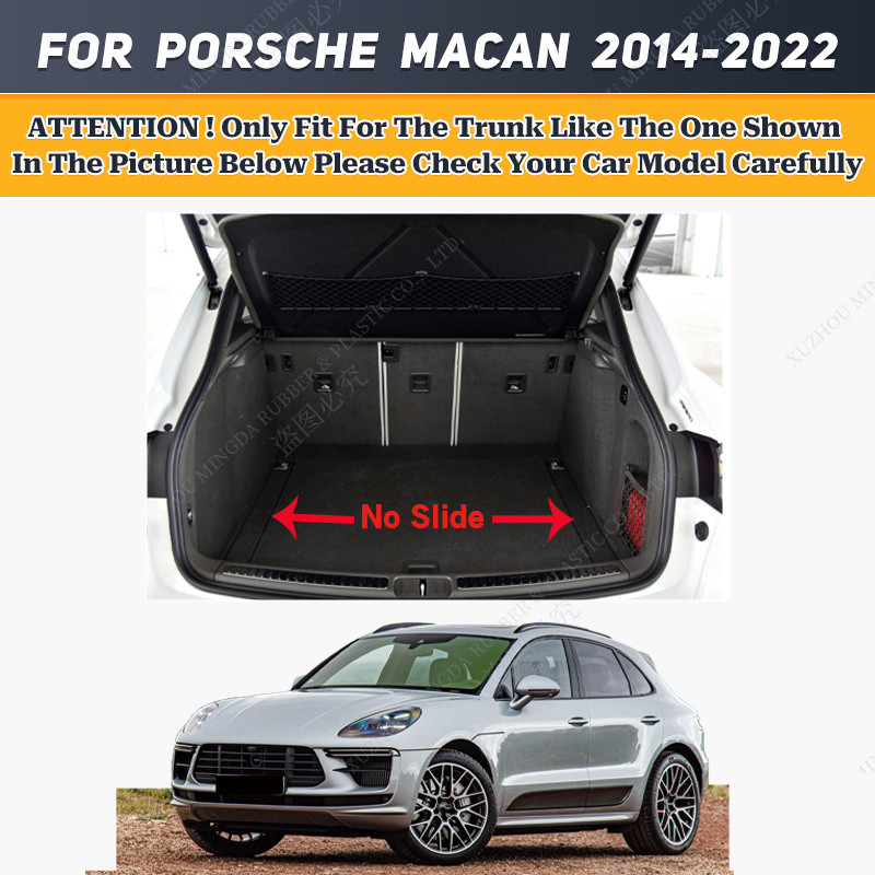 LUTEHIL Car Trunk Mat For Porsche Macan 2014 2015 2016 2017 2018 2019 ...
