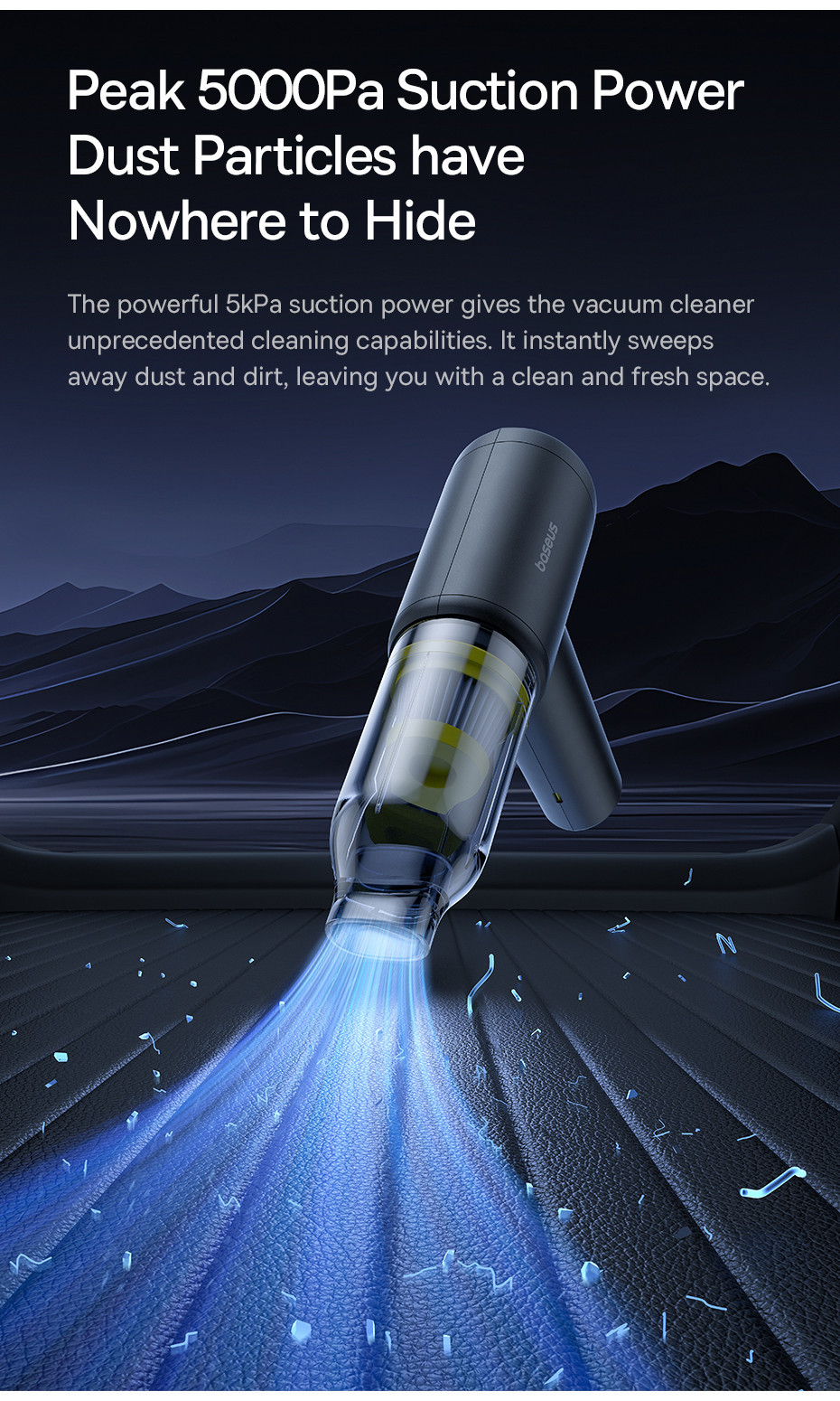 Baseus AT Car Vacuum Cleaner 5000pa Wireless Air Dust Blower Gun ...