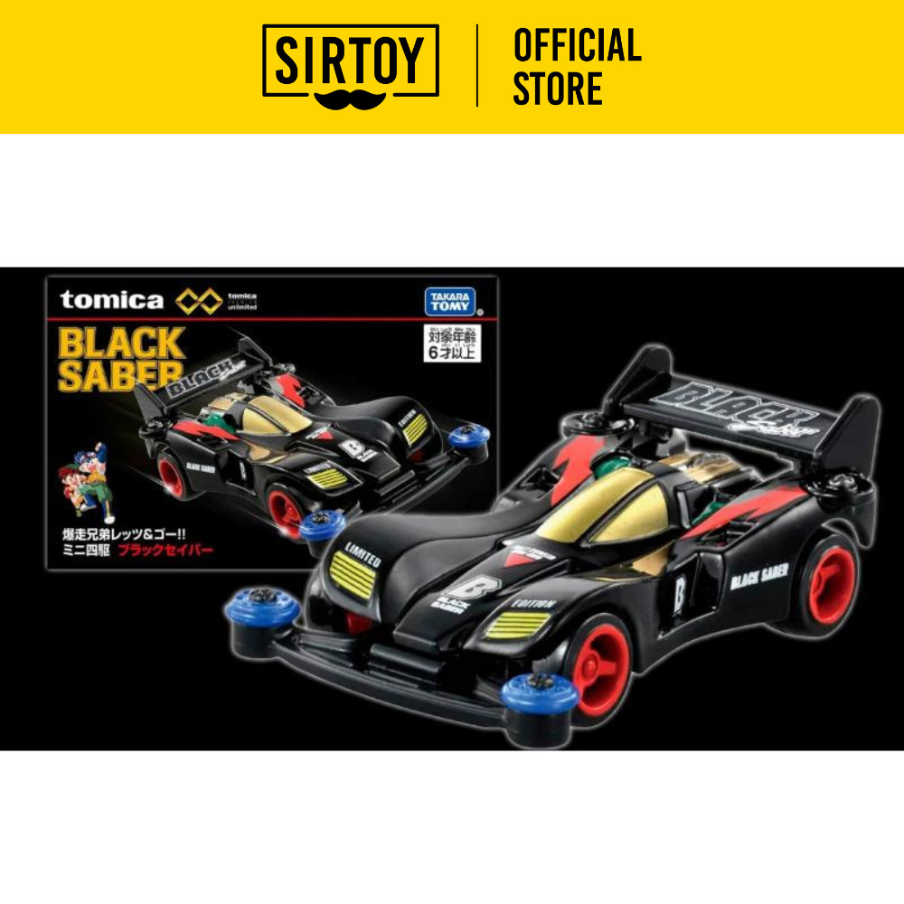 Takara Tomy Tomica Premium Unlimited Mini 4WD Series Black Saber ...