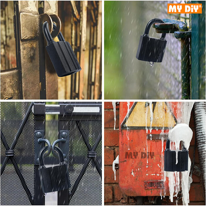 REAYDY STOCK !!! 38MM/50MM/63MM with keys HIGH SECURITY WATERPROOF ...