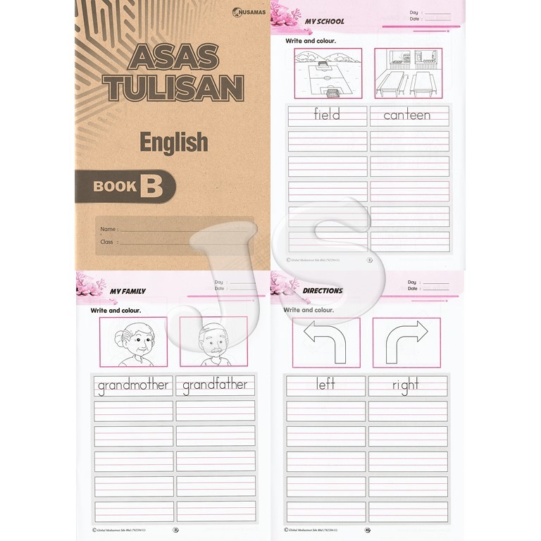 ASAS TULISAN 2024 | PRAKTIS MENULIS | BUKU TULISAN - MELAYU/ENGLISH ...