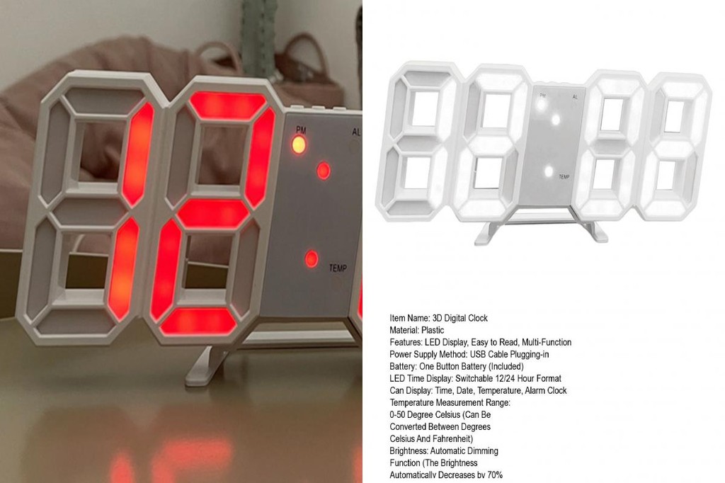 huangyan| Easy to Read Digital Clock Gym Digital Time Display Clock Modern Led Digital Clock ...