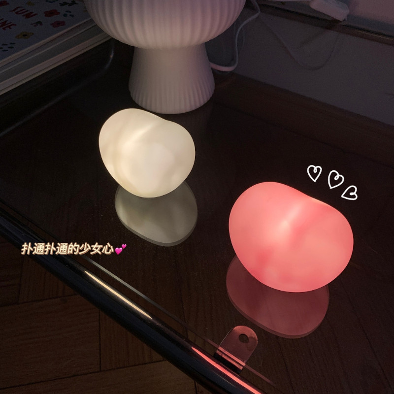 Creative heart-shaped night lamp table lamp, romantic Valentine's Day ...