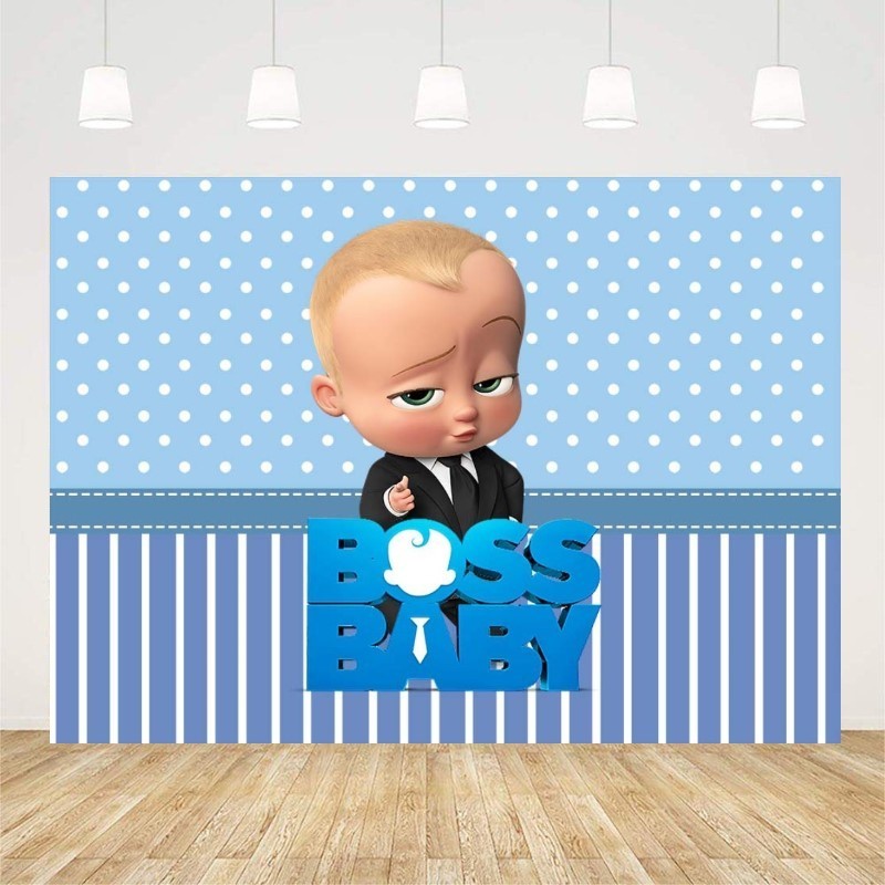 Disney Boss Baby Theme Birthday Party Decoration Backdrop Boy or Girl ...