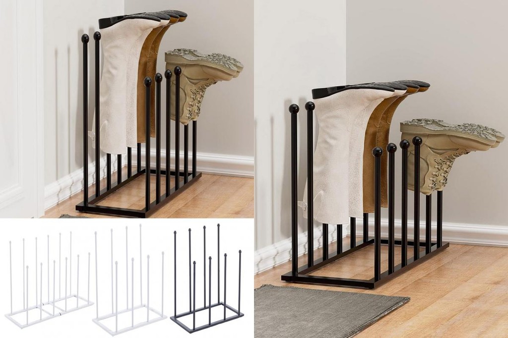 someryer| Shoe Rack Heavy-duty Boot Rack Sturdy Metal Shoe Boots Rack ...