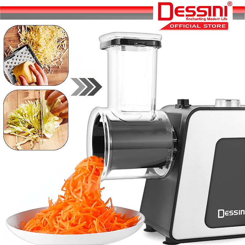 DESSINI ITALY Electric Vegetable Fruit Slicer Spiralizer Cutter Chopper ...