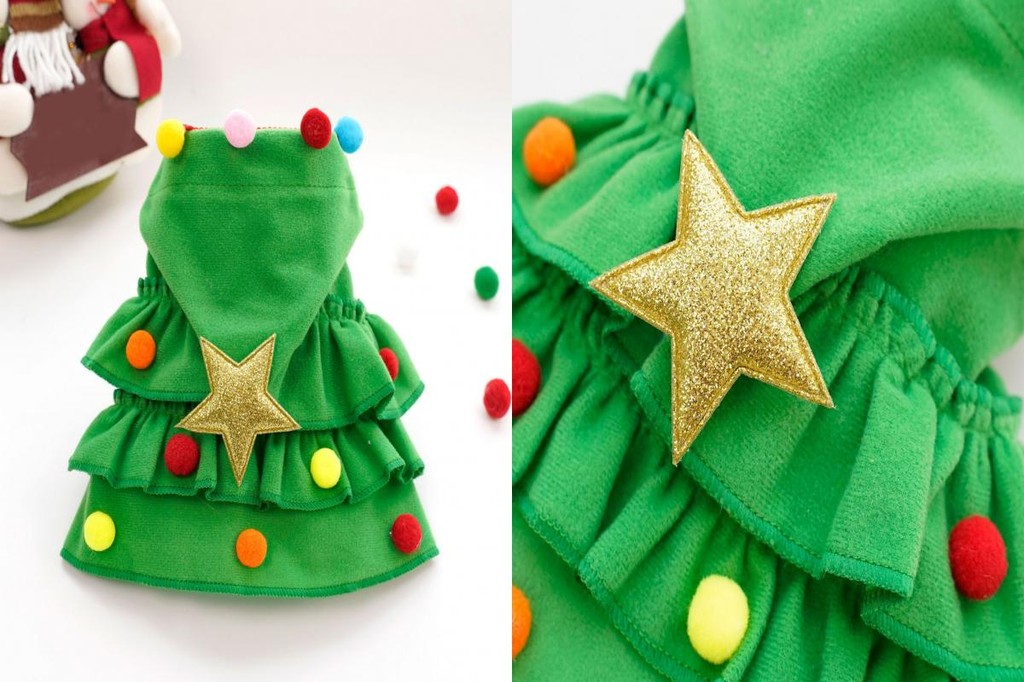 [WMP] Pet Cloak Adjustable Pet Cloak Pet Christmas Cloak Cosplay ...