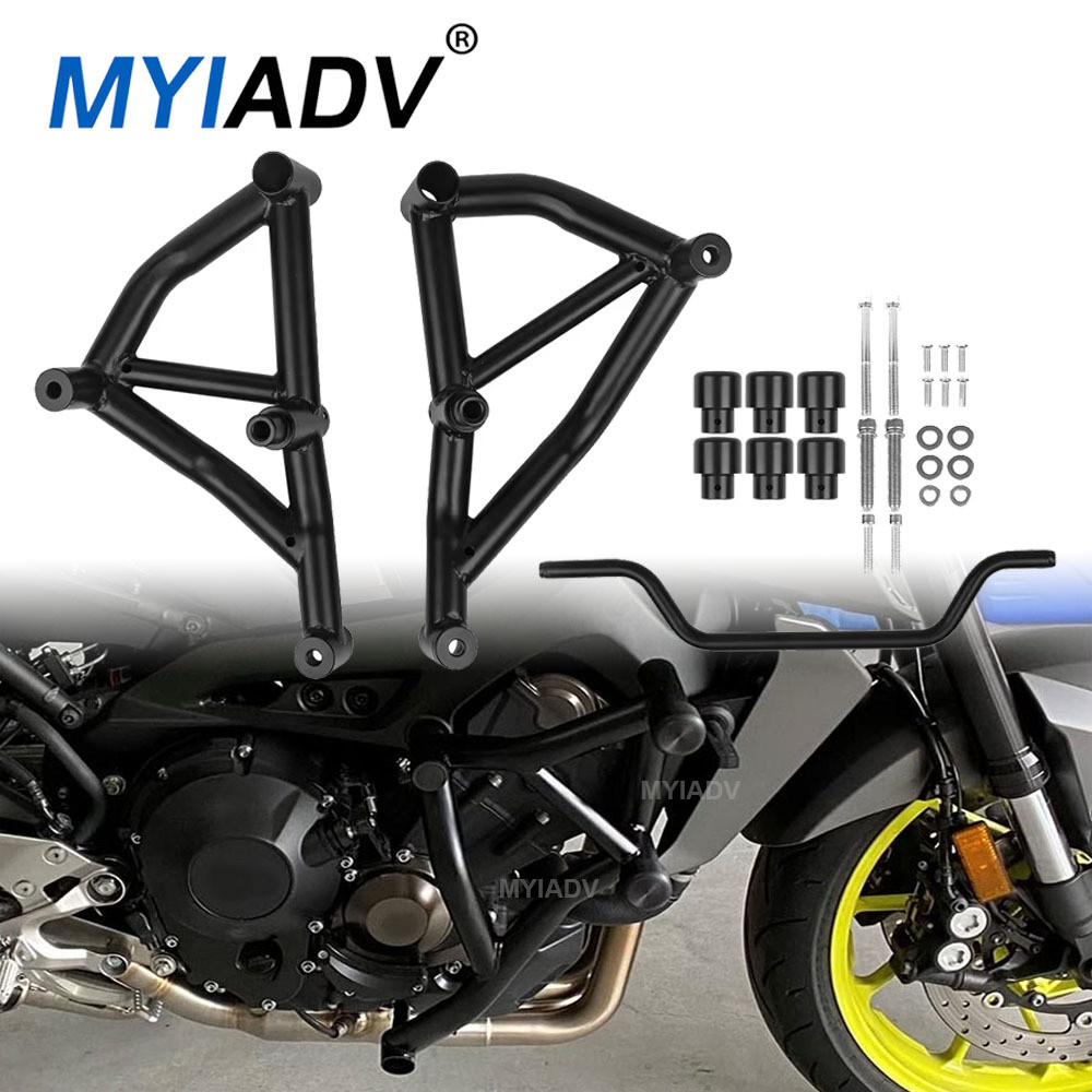 Motorcycle Engine Guard Crash Bar For Yamaha MT-09 2021 2022 2023 2024 ...