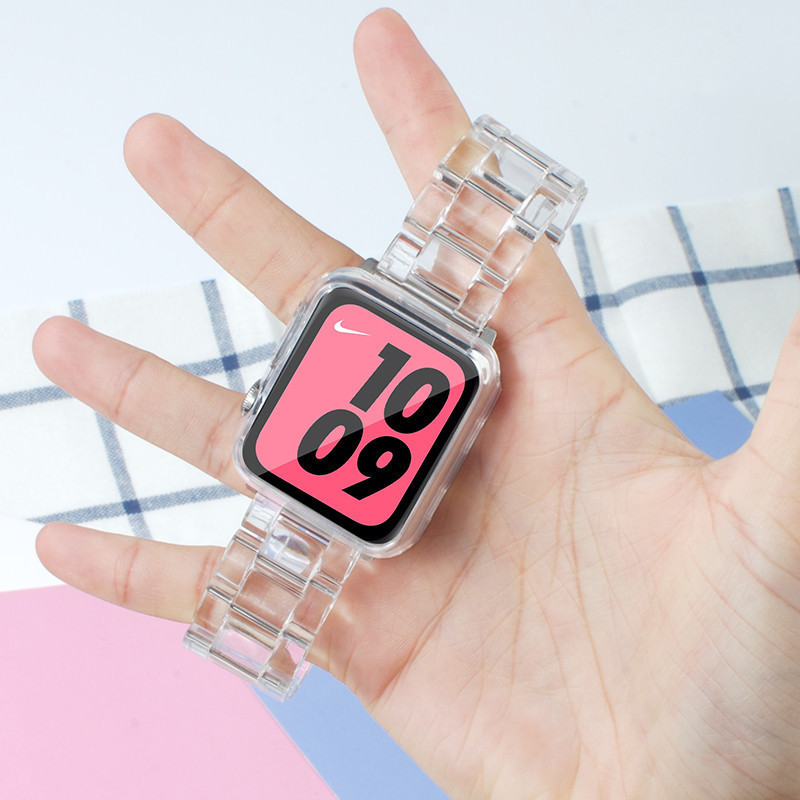 Transparent Resin Bracelet Strap For Huami Amazfit T-Rex 2 / T-Rex 3 ...