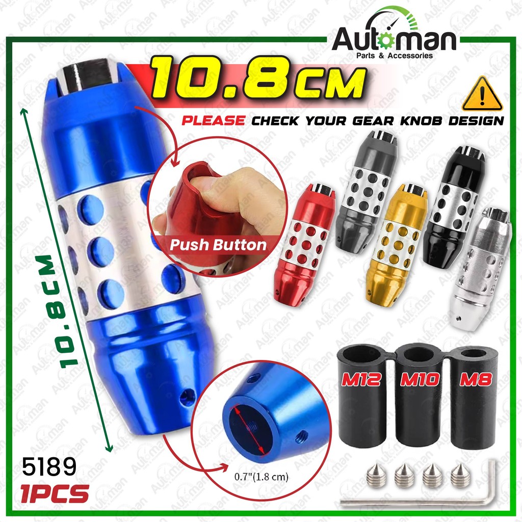 Universal Car Auto Gear Knob With Gear Release Button Auto Proton ...