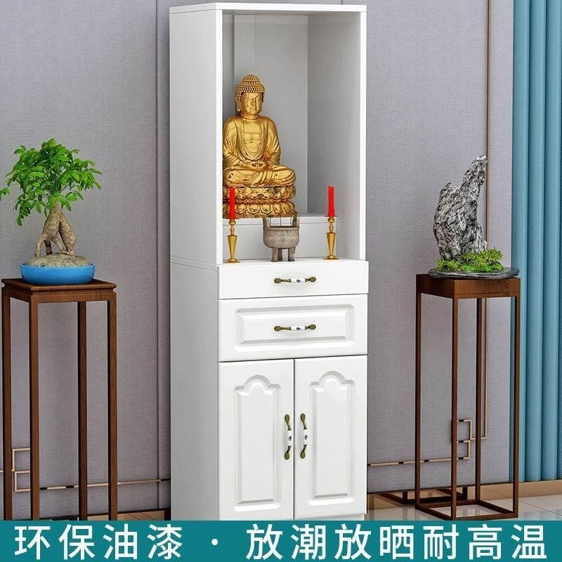 God Table Standing Cabinet Simple With Door God Table Worship Table ...