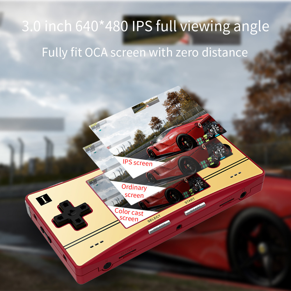 ANBERNIC RG300X Retro Portable Game Console 3.0” IPS Screen Video Game ...