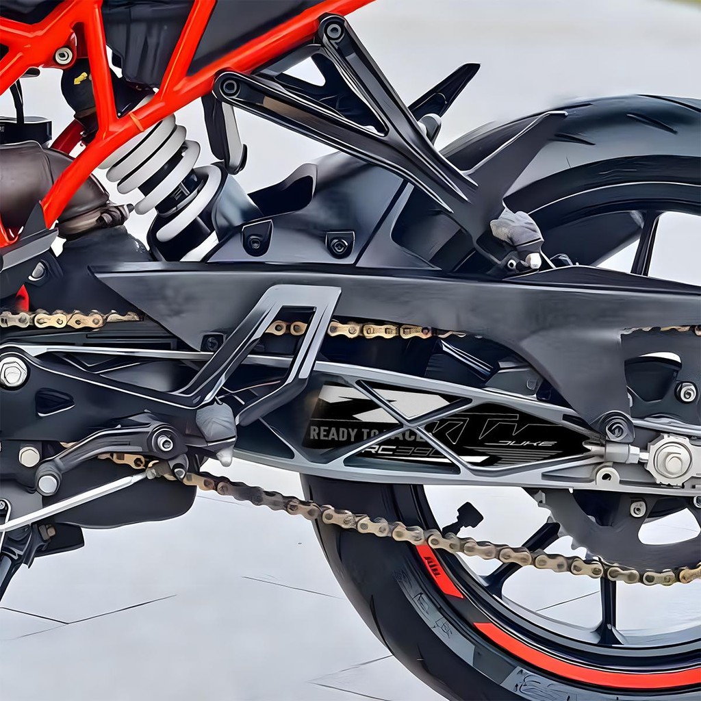 For KTM RC390 Custom Swingarm Decals - Reflective Vinyl Sticker Kit for ...