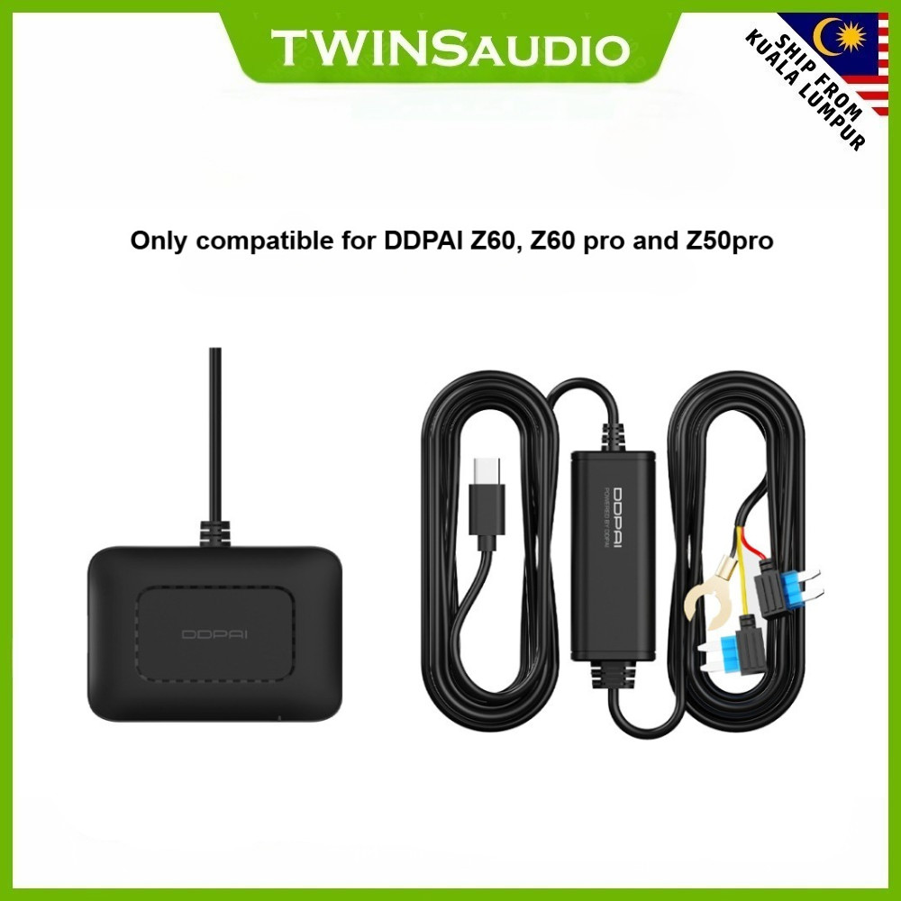 DDPAI 4G module Type-C Fuse Hardwire Kit for 24H Real Time Monitoring ...