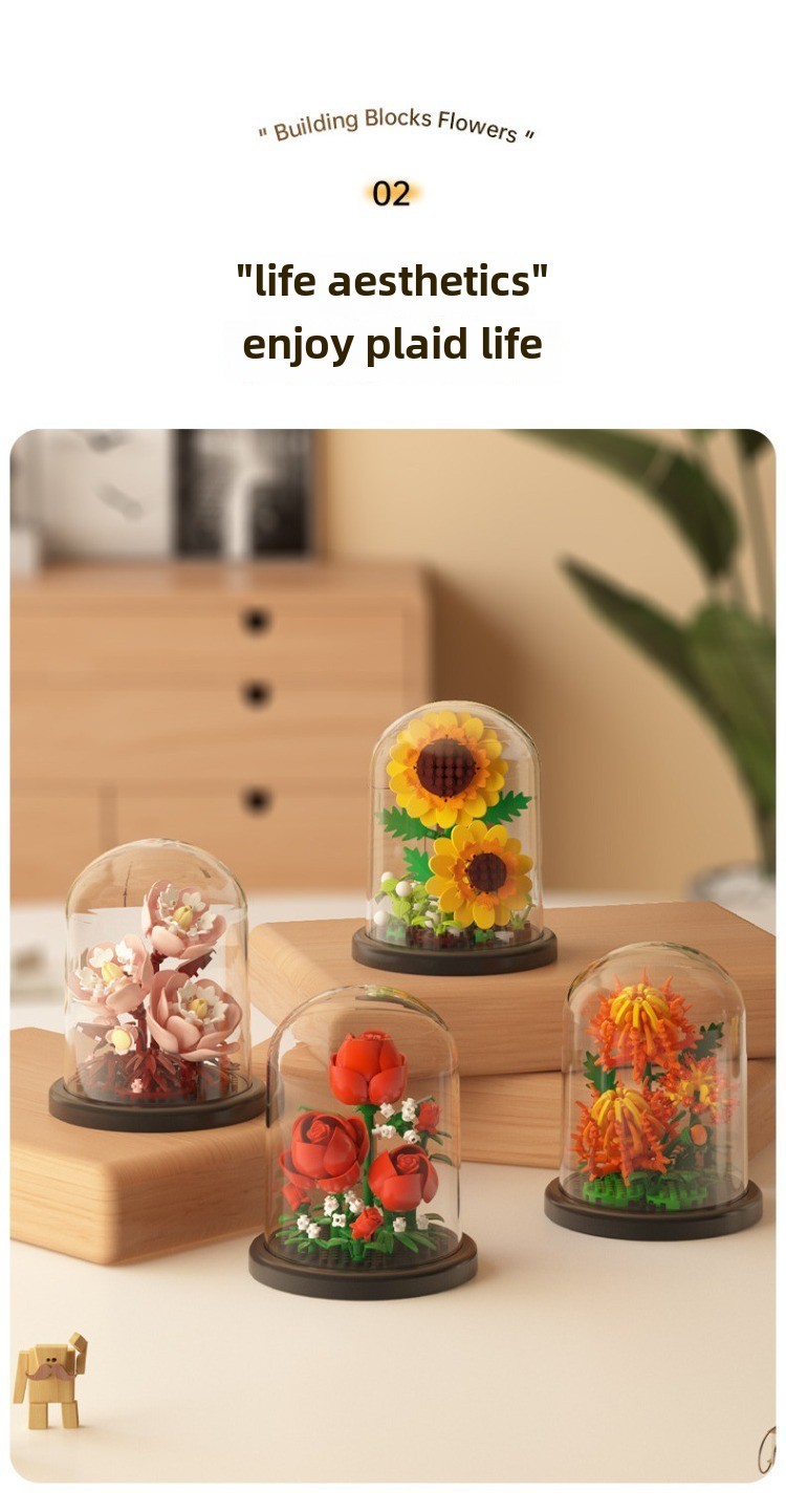 Compatible with LEGO Eternal Flowers with light, Accumulated Wood ...