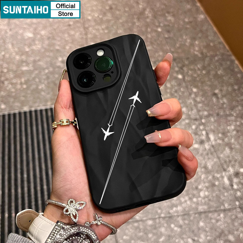 Suntaiho Simple Unique Casing Aircraft Pattern Phone Case for Iphone 16 ...
