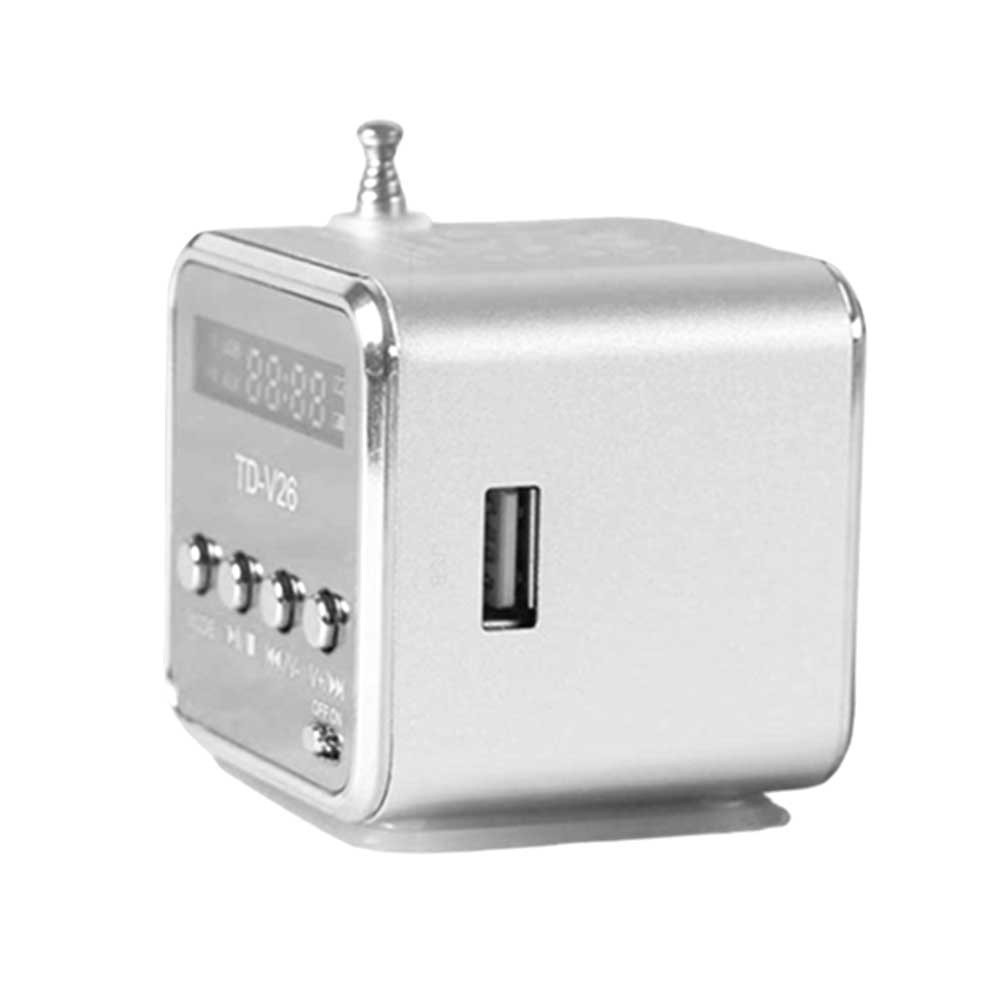 in stock Portable Mini Digital FM Radio Stereo Speaker Rechargeable MP3 ...