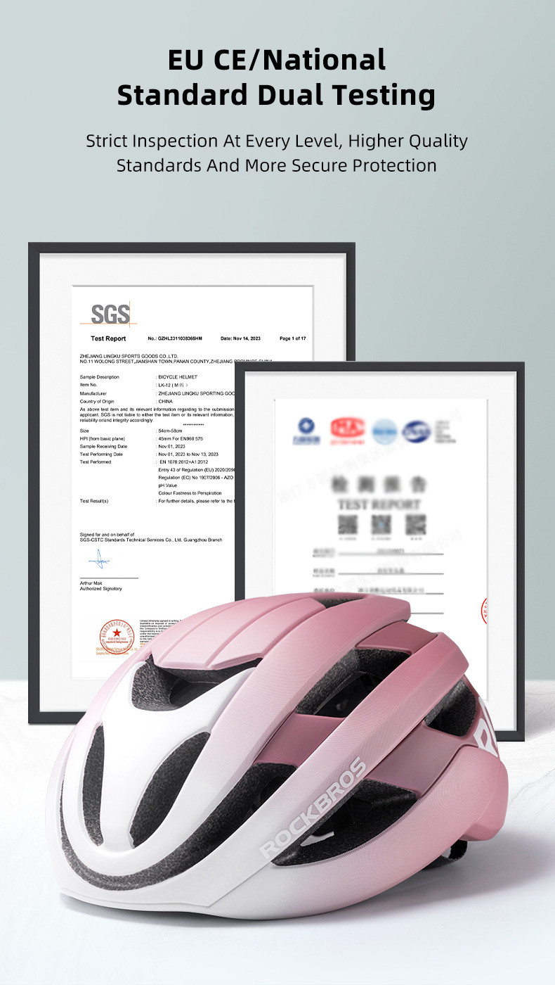 ROCKBROS Ultralight Cycling Helmet Streamline Aero Integrally-Molded ...