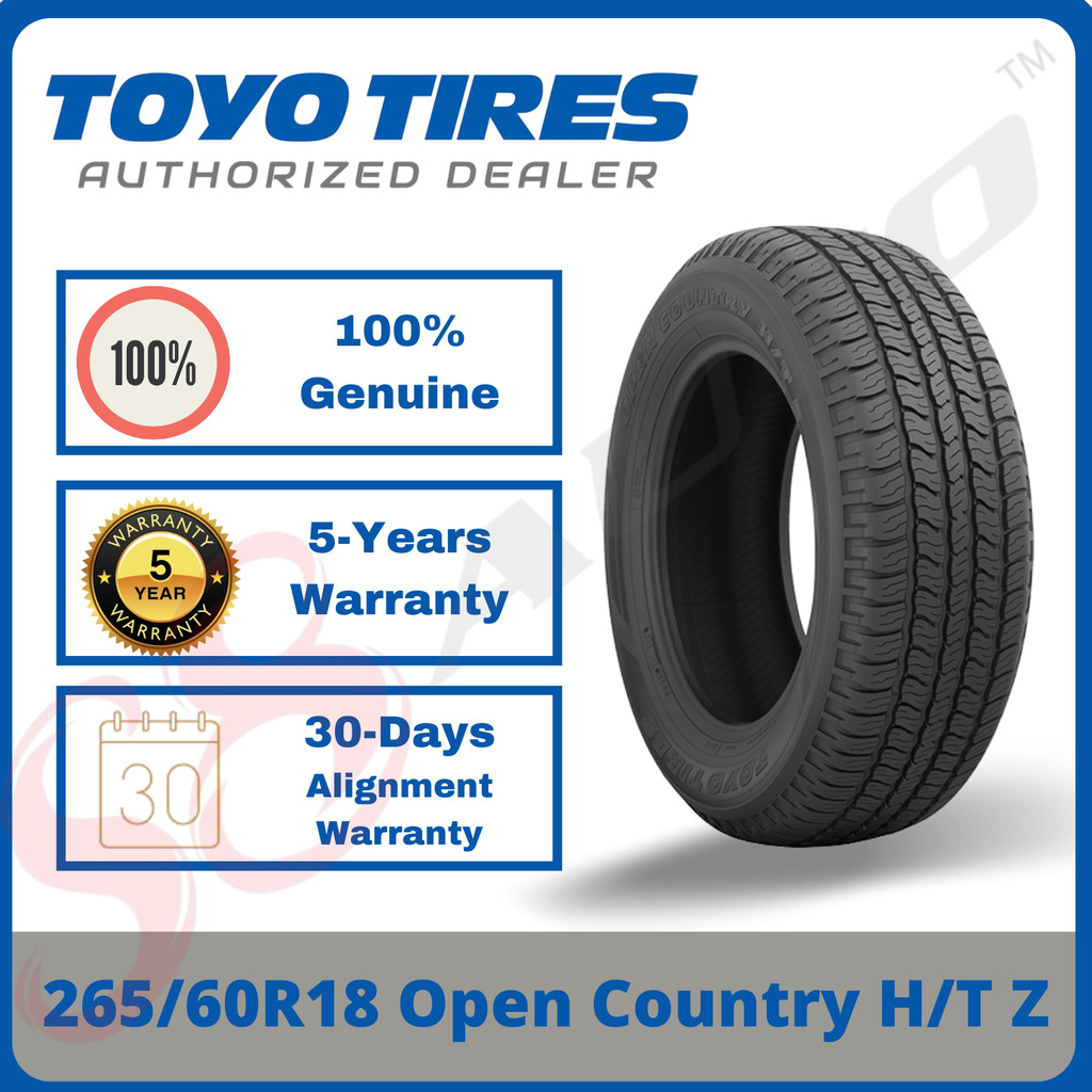 265/60R18 Toyo Tires Open Country H/T Z *Year2025 RM650/PCS | Shopee Malaysia