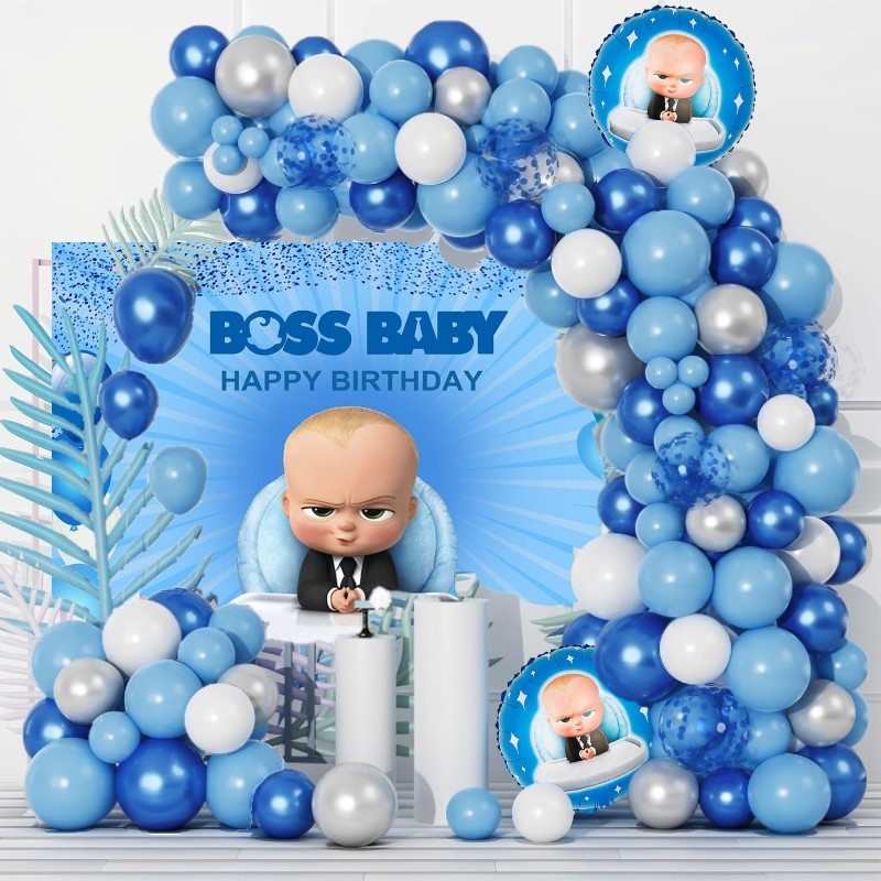 Disney The Boss Baby Theme Gender Reveal Backdrop Birthday Party ...