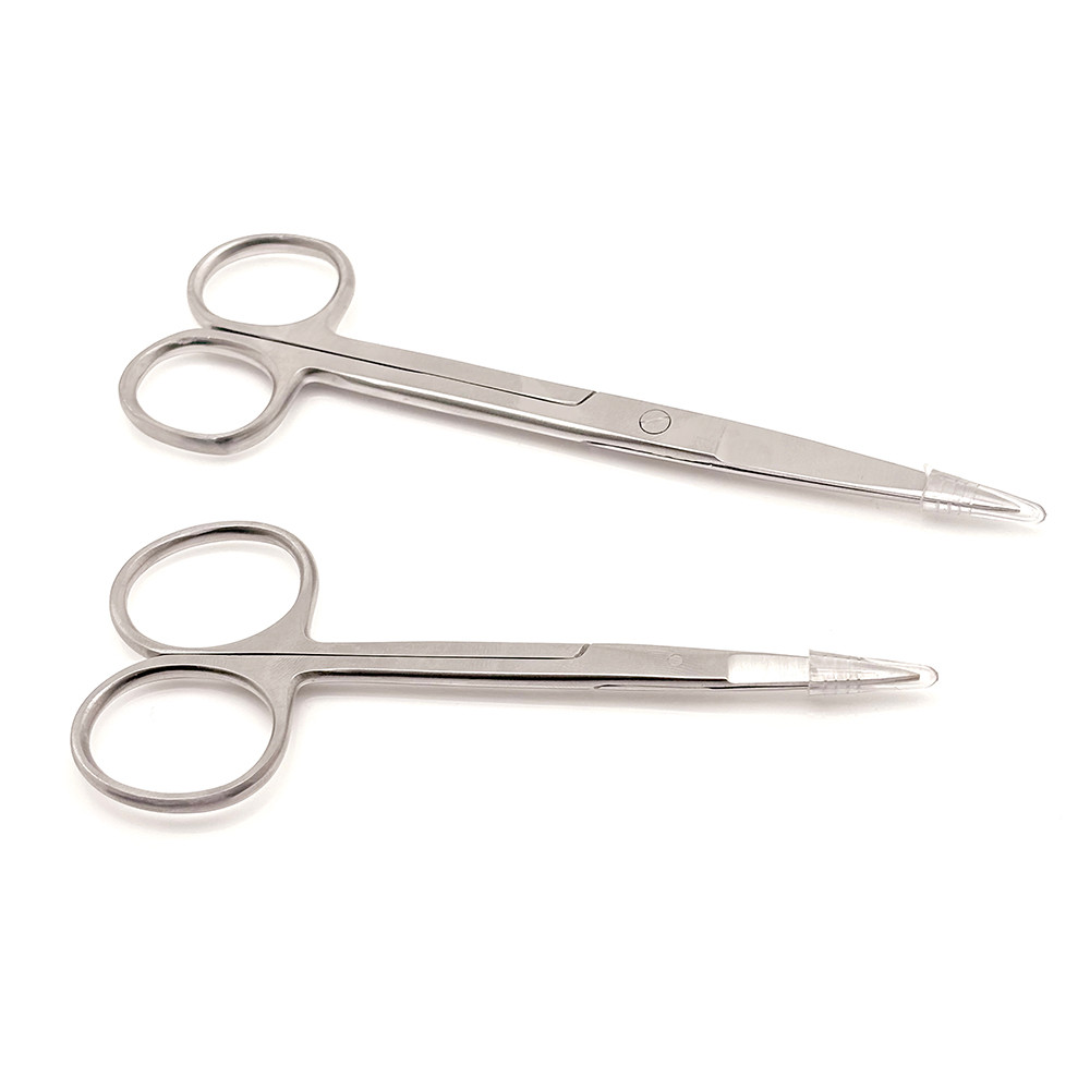 Stainless Steel Dental Surgical Scissors Straight Forceps Medical Tools ...