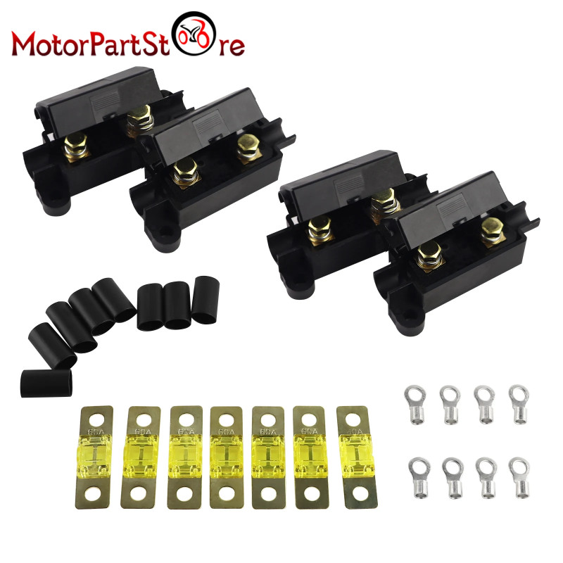 4 Set 60A Midi Fuses Kit 4 ANS Holder 60 AMP Fuses for Redarc BCDC ...