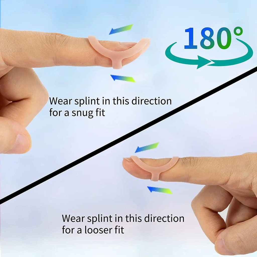 3Pcs Finger Splint Bracket Protector- Straightening Arthritis Finger ...