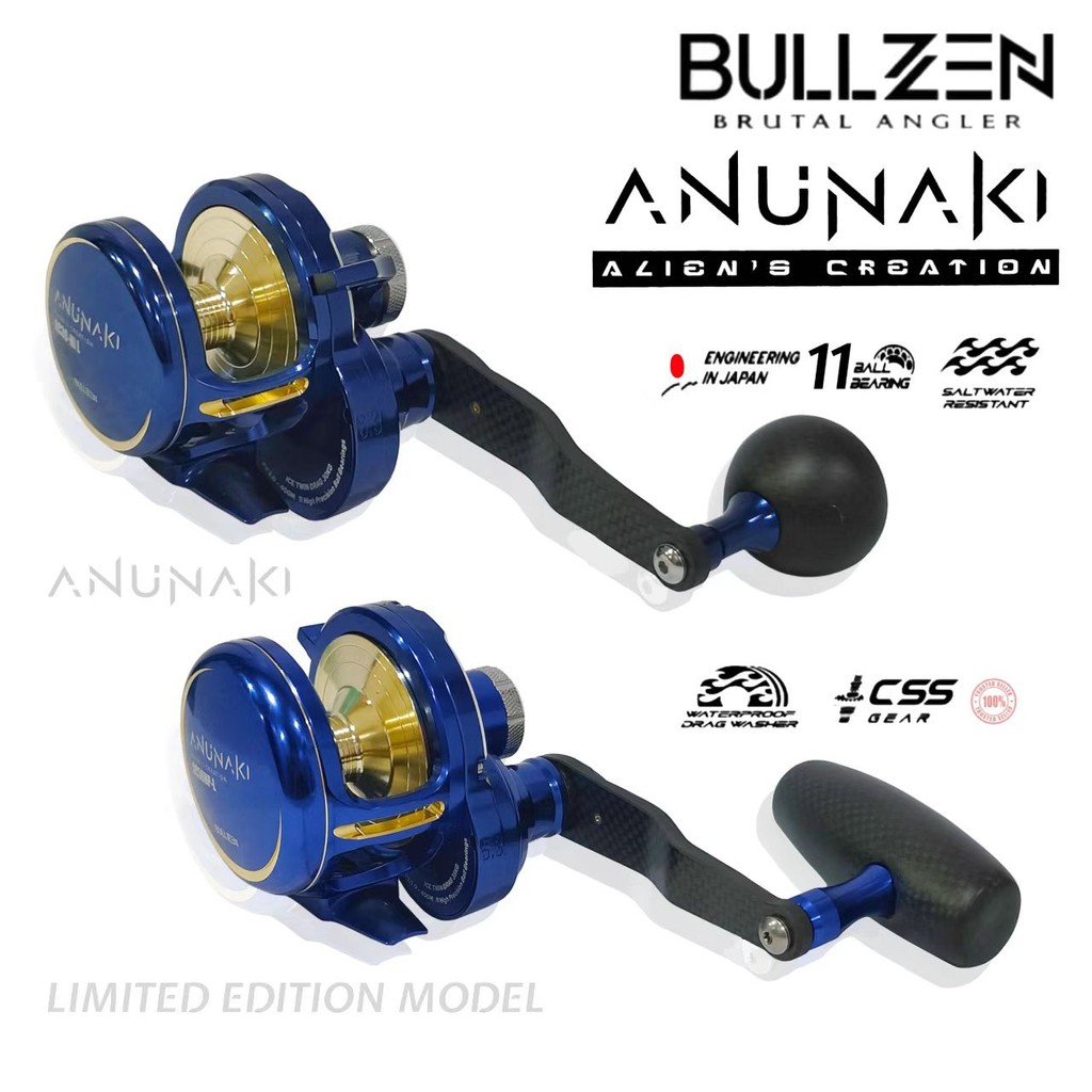 BULLZEN ANUNAKI AC30-HI / AC50N / AC80N JIGGING FISHING REEL | Shopee ...
