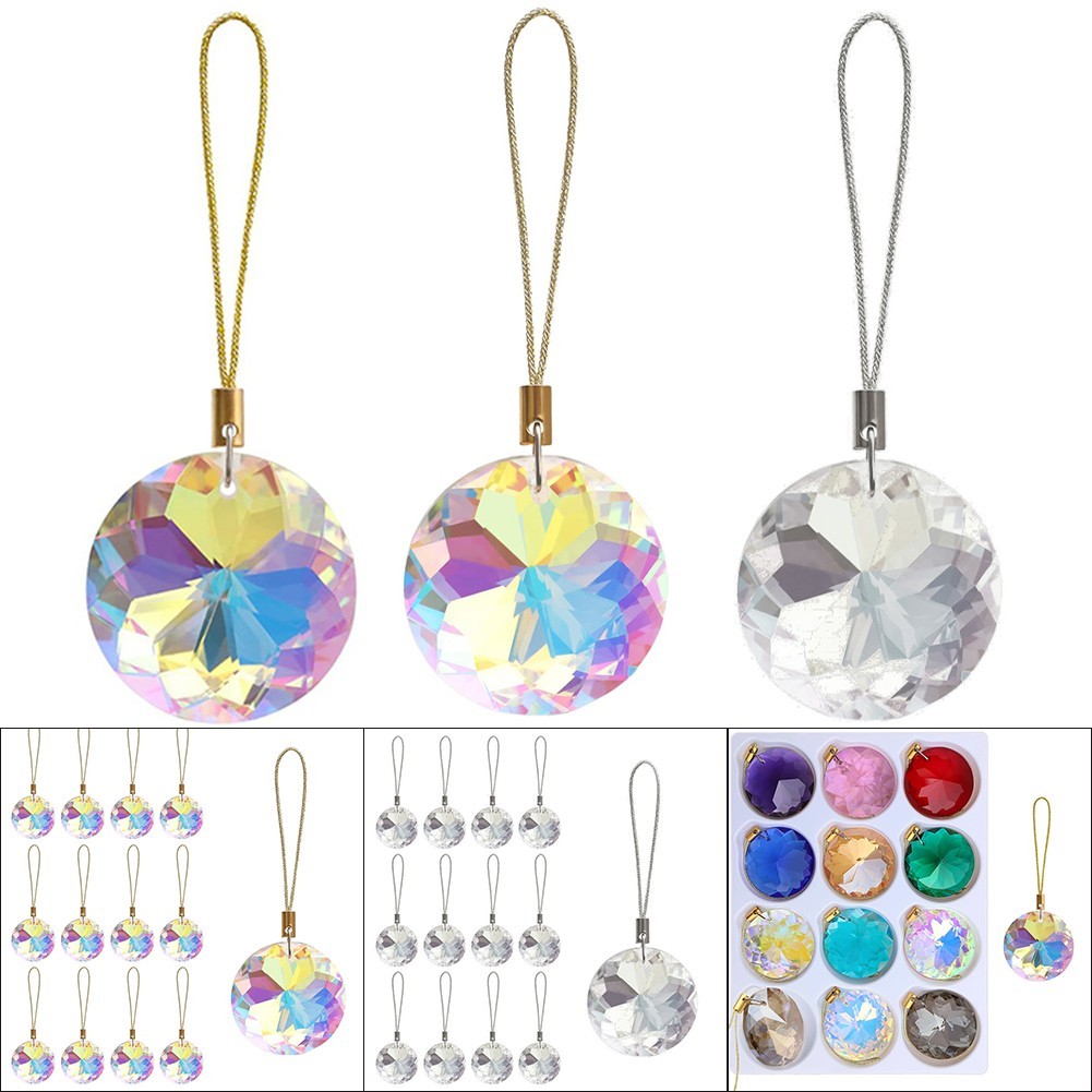 [Super] 12PCS for Crystal Ball Ornaments For Christmas Tree Christmas ...