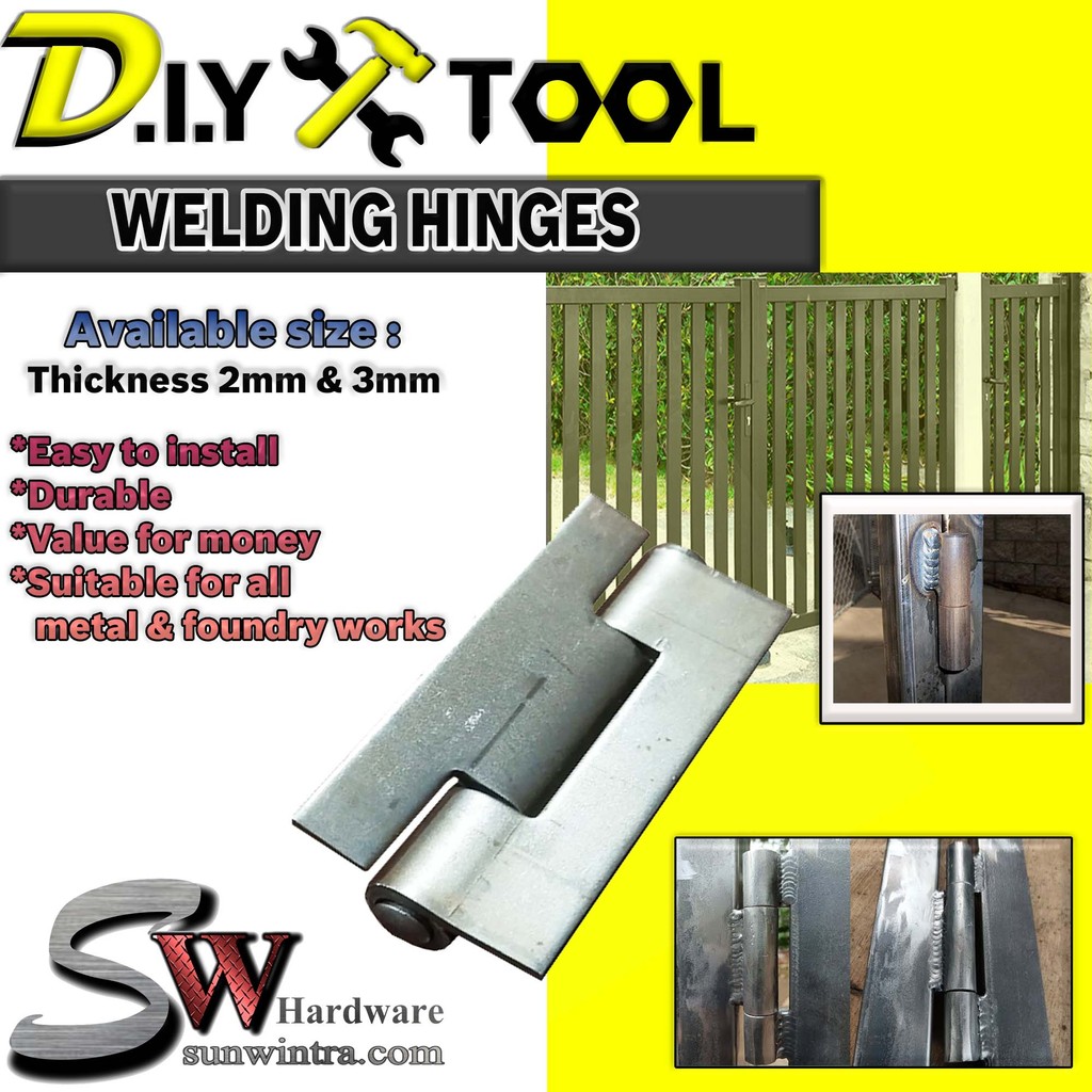 2.0MM /3.0MM Welding Hinges Ensel Welding Pintu Butterfly Welding ...
