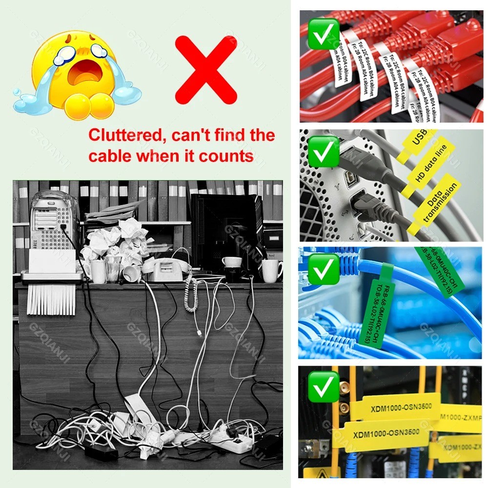 Marklife P50 Barcode Label Printer Labeling Maker Machine Mini Portable ...