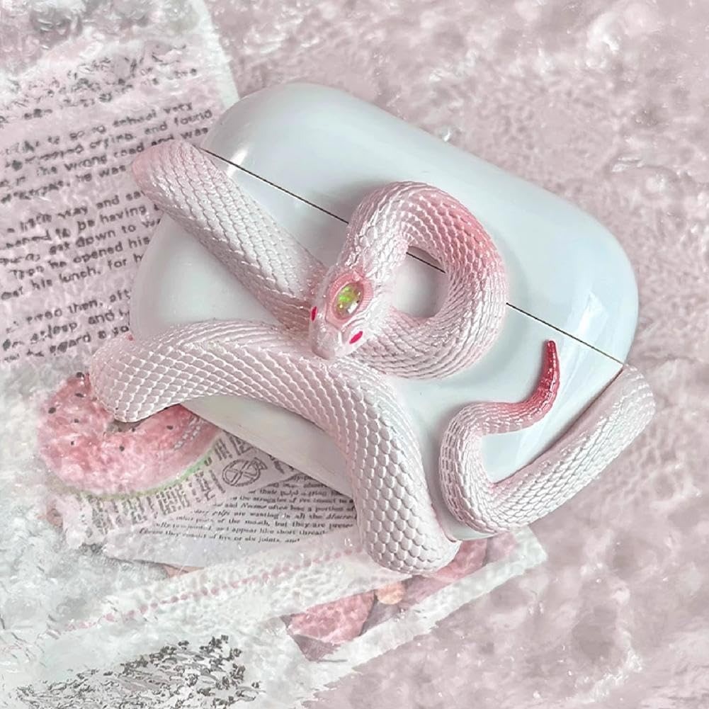 RY29 Creative 3D Snake FOR airpods 4 case / airpods 3 case / airpods ...