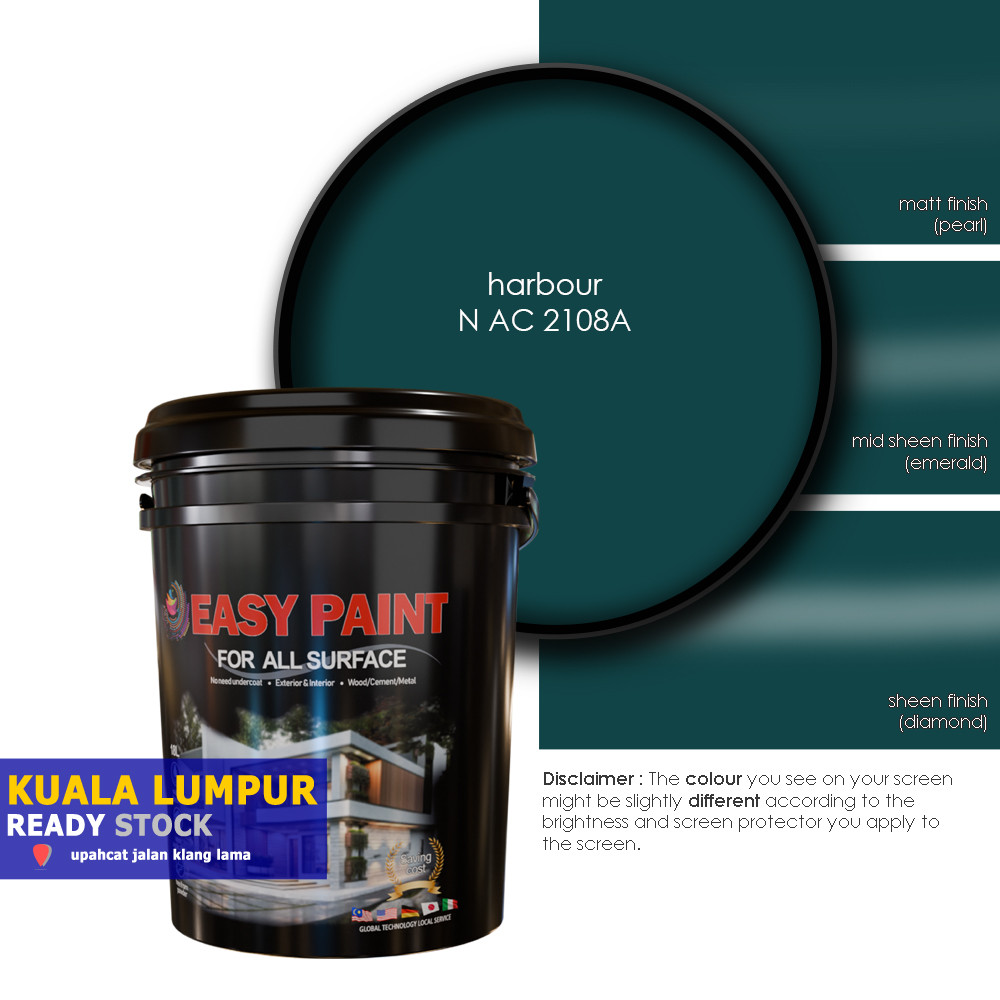 1 Liter and 5 Liter - HARBOUR N AC 2108A, Easy Paint All Surface for ...