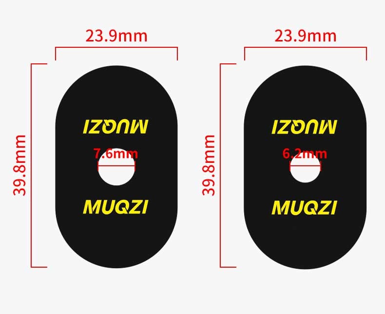 MUQZI 2/5 Pairs Bicycle Valve Stickers Presta Valve Schrader Valve Stem ...