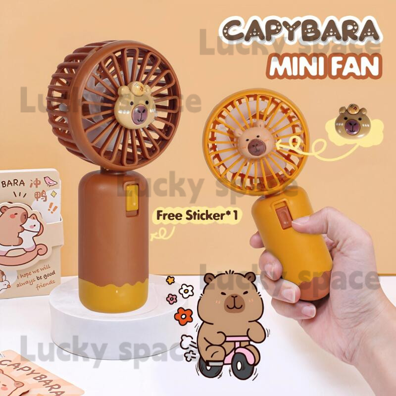 Kuromi Capybara Portable USB Mini Fan Cinnamoroll Melody Kipas Mini ...