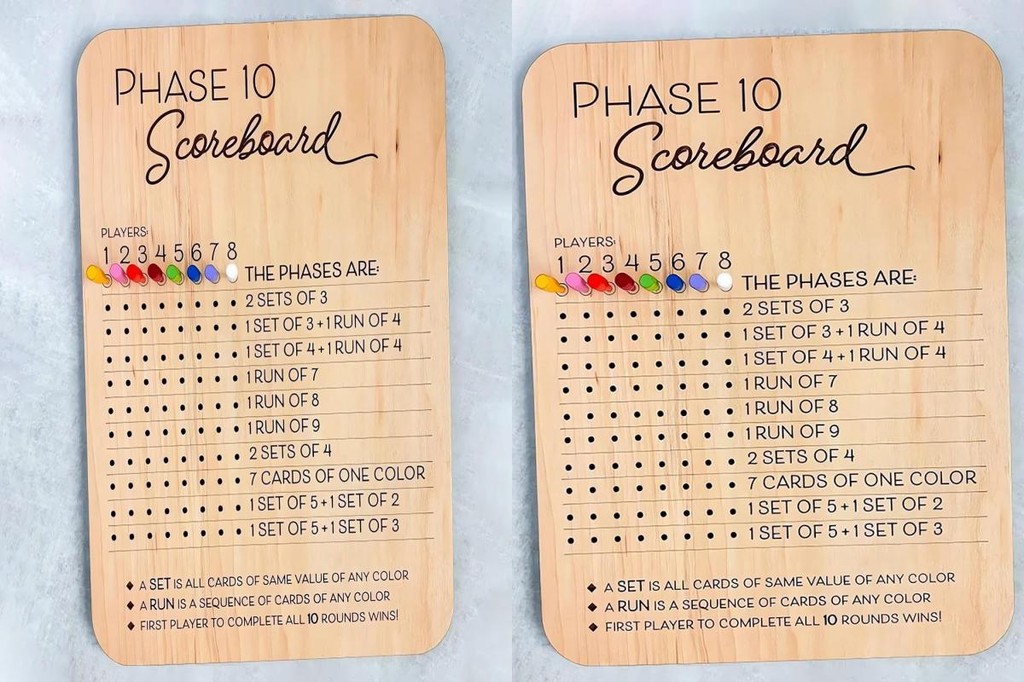 accessto Score Board Game Tracker Game Scorekeeper with Marker Sticks ...