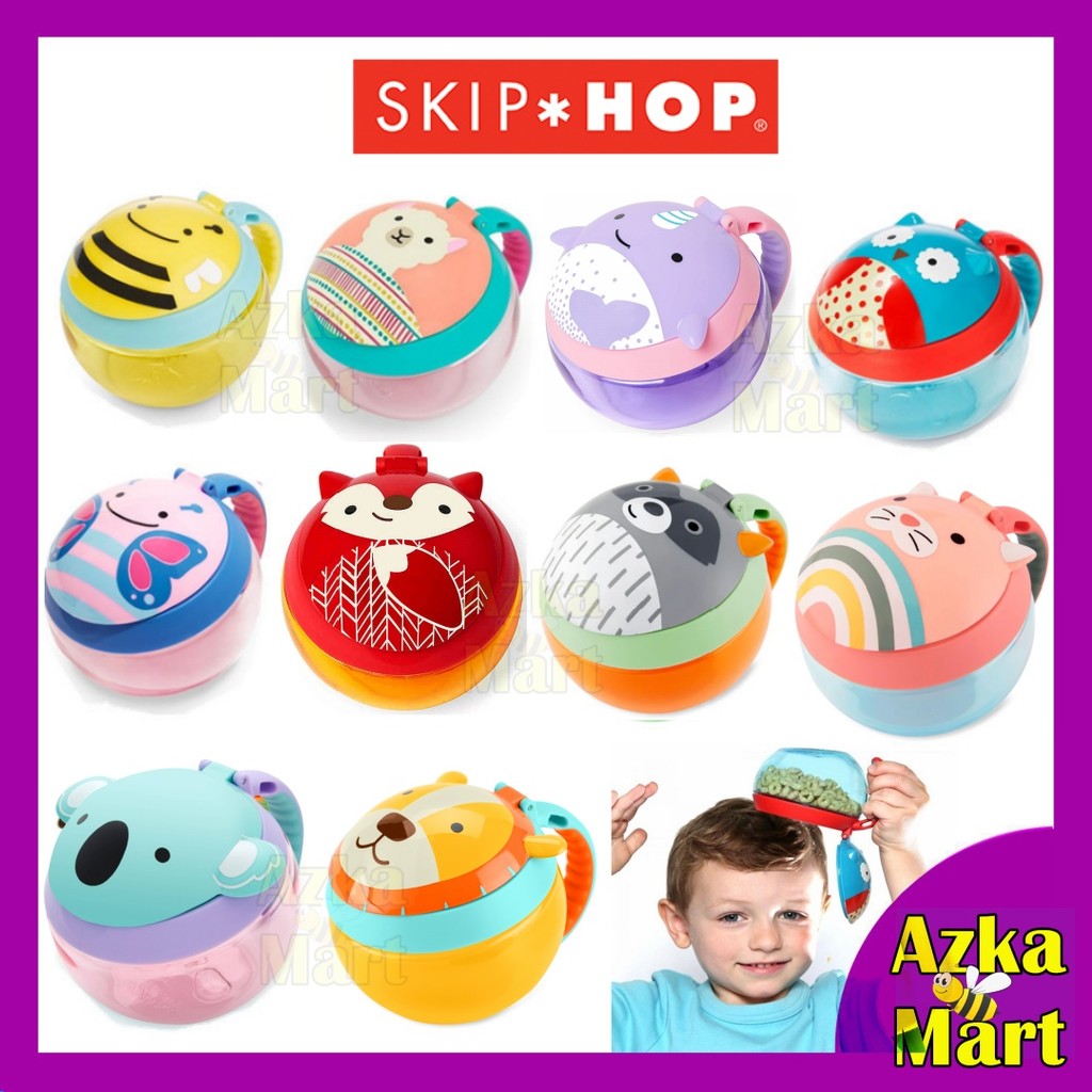 Skip Hop Zoo Snack Cup On-the-go Outing Snack Container Holds 24oz ...