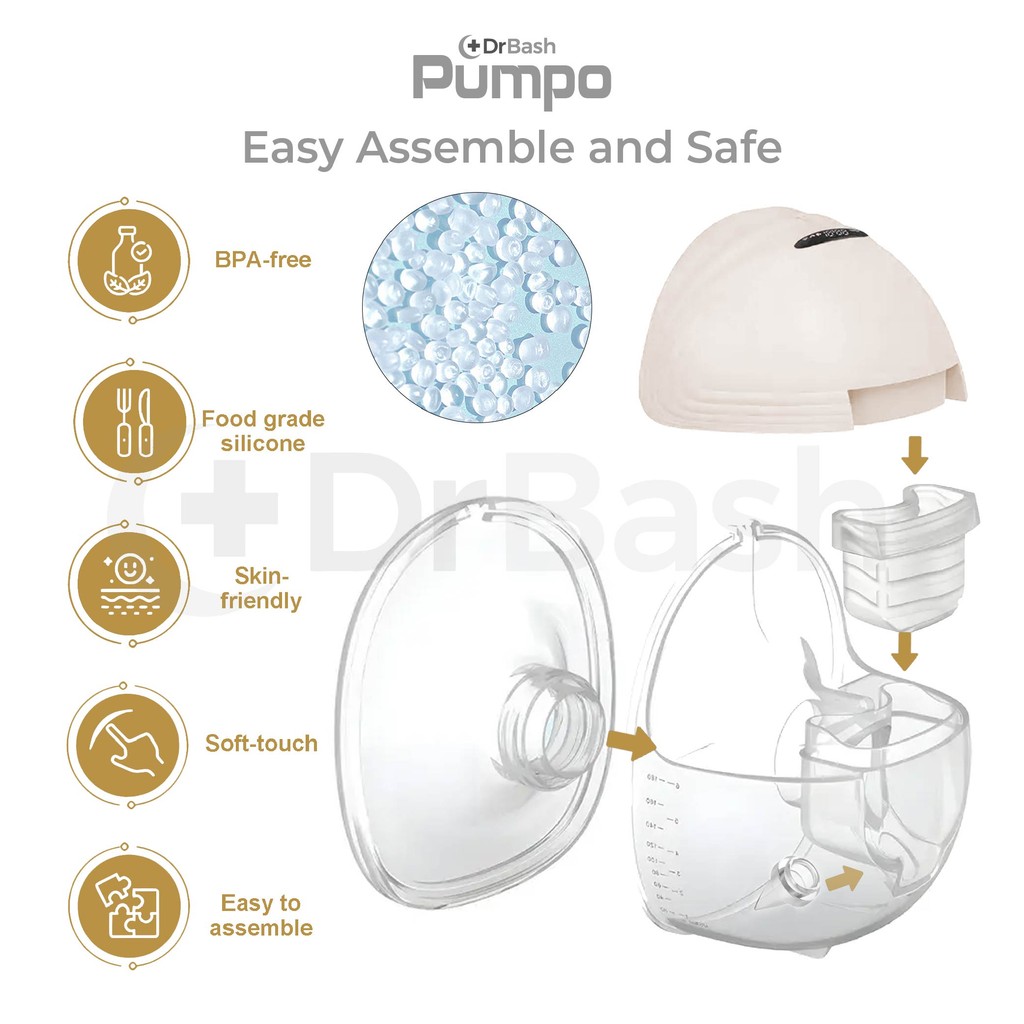 Wearable Electric Breast Pump Handsfree Milk Breastpump Pam Susu Baby Wireless | Pam Elektrik ...