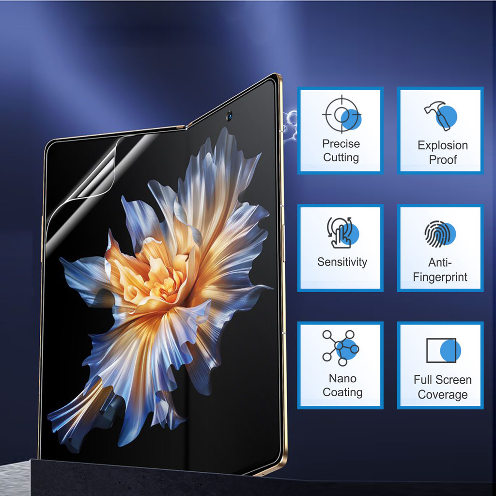 Huawei P50 Pocket Mate Xs 2 X3 Honor Magic V2 Fold Nano Hydrogel TPU ...