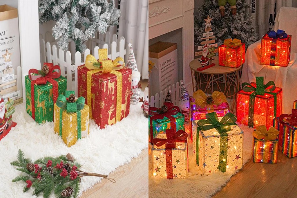 Decorative Lights Christmas Fairy Tale Lights 3pcs Lighted Christmas ...