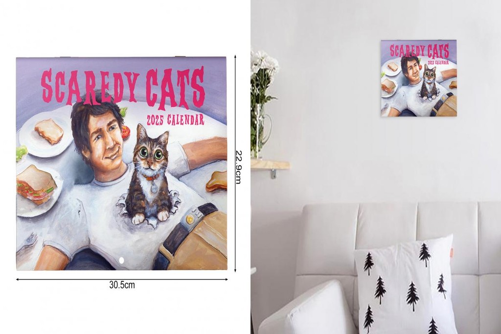 happaypart| 2025 Horror Lover Wall Calendar Cat and Horror Lover Gift ...