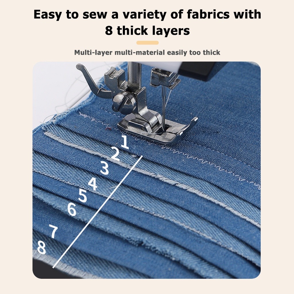 38 Stitches Mini Sewing Machine Electric Double Thread Sewing Machine ...