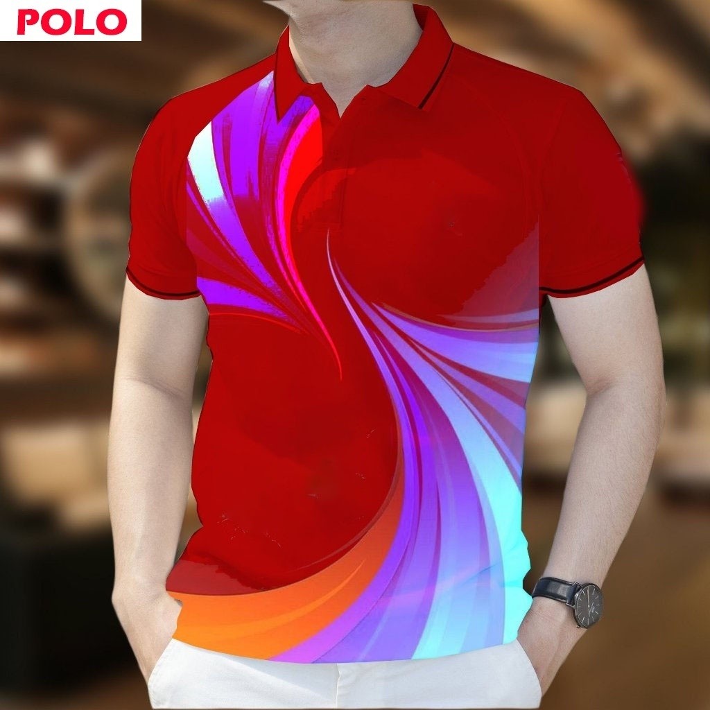 Men's Polo Shirt Simple Men's Polo Shirt Easy To Combine Elegant Office ...