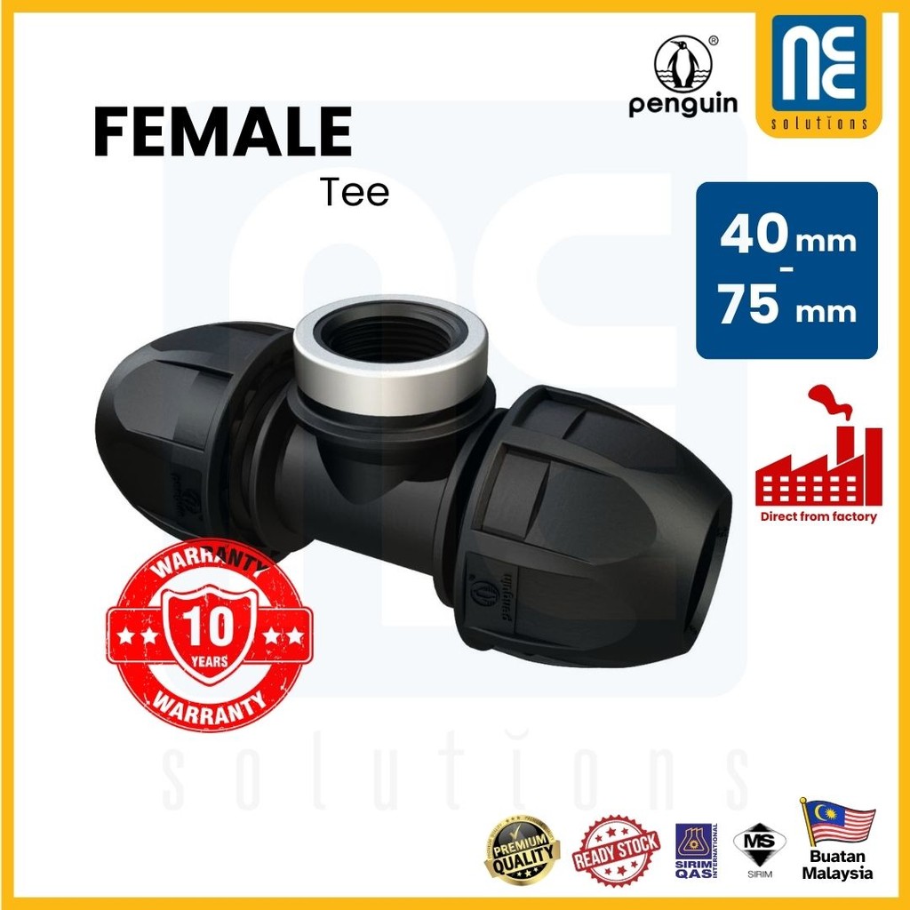 PN16 HDPE Compression Poly Pipe Connector Poly Pipe Fitting Poly ...