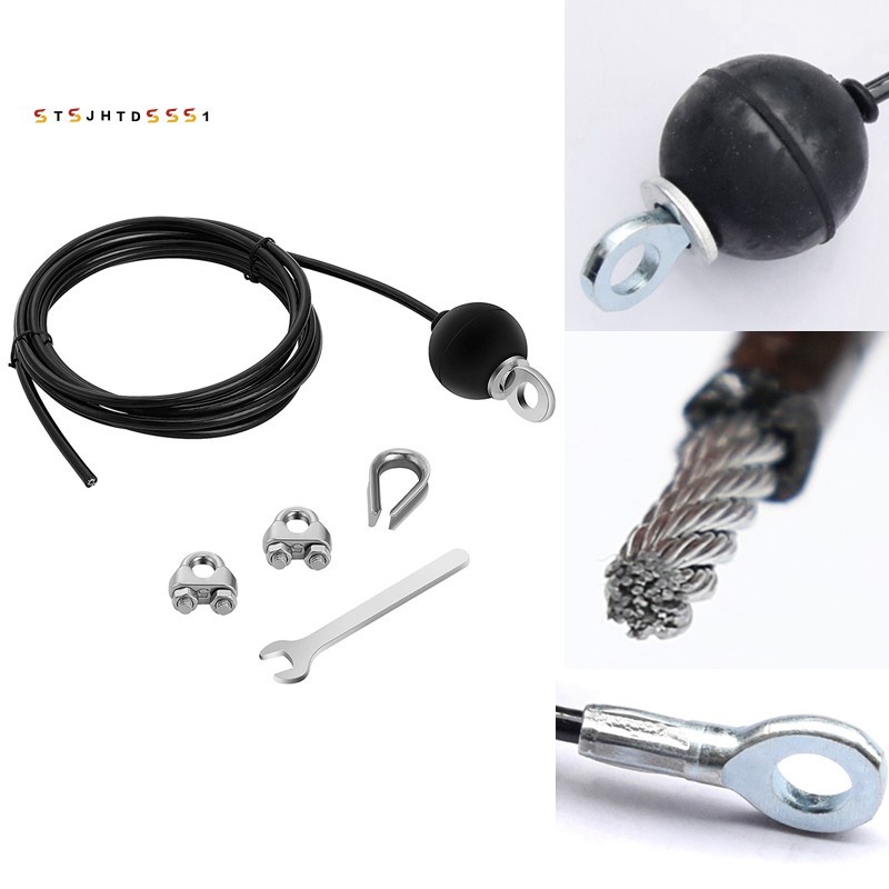 in stock 2.5Meters Gym Adjustable Cable Wire Rope Heavy Duty Steel ...