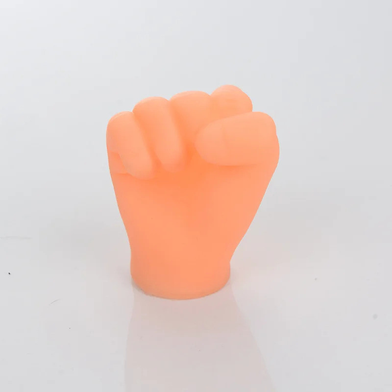 Cat Toys Fun Small Gloves Cat Finger Sleeve Mini Hand Model Silicone ...