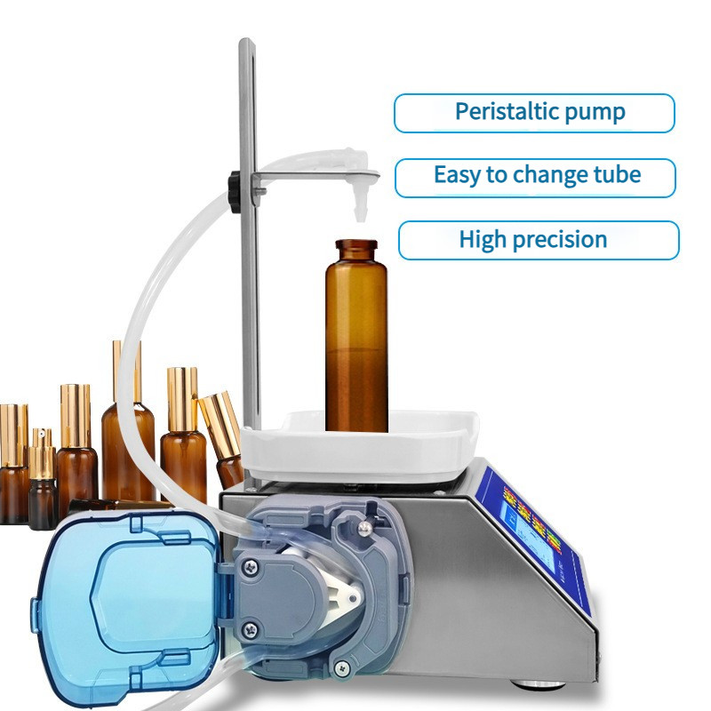 Small Perfume Filling Machine Liquid Weighing Peristaltic Pump ...